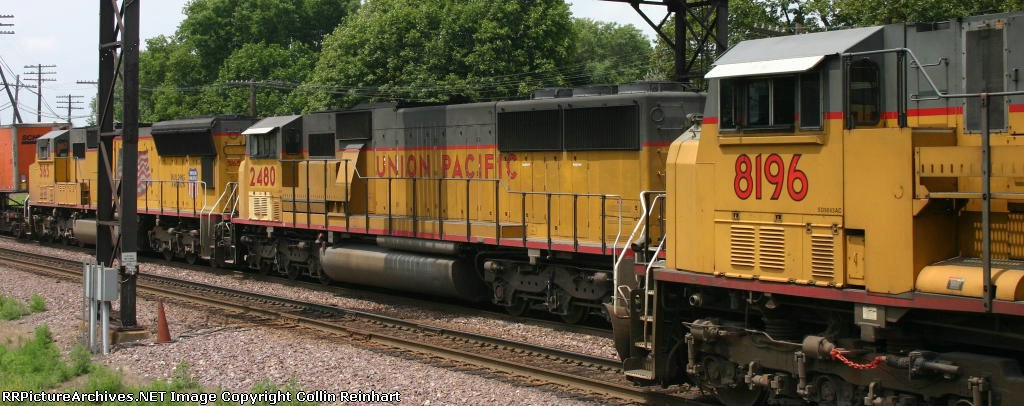 UP 8196, UP 2480, & UP 5165